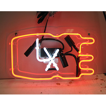 Real Photos of Custom Neon Glass Sign - Everything Neon
