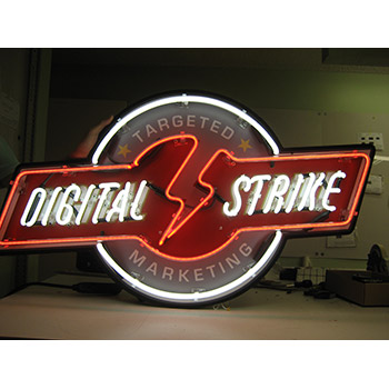 Real Photos of Custom Neon Glass Sign - Everything Neon
