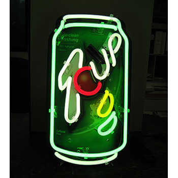 Real Photos of Custom Neon Glass Sign - Everything Neon