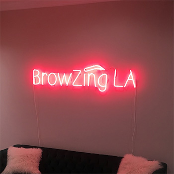 Real Photos of Custom Neon Glass Sign - Everything Neon